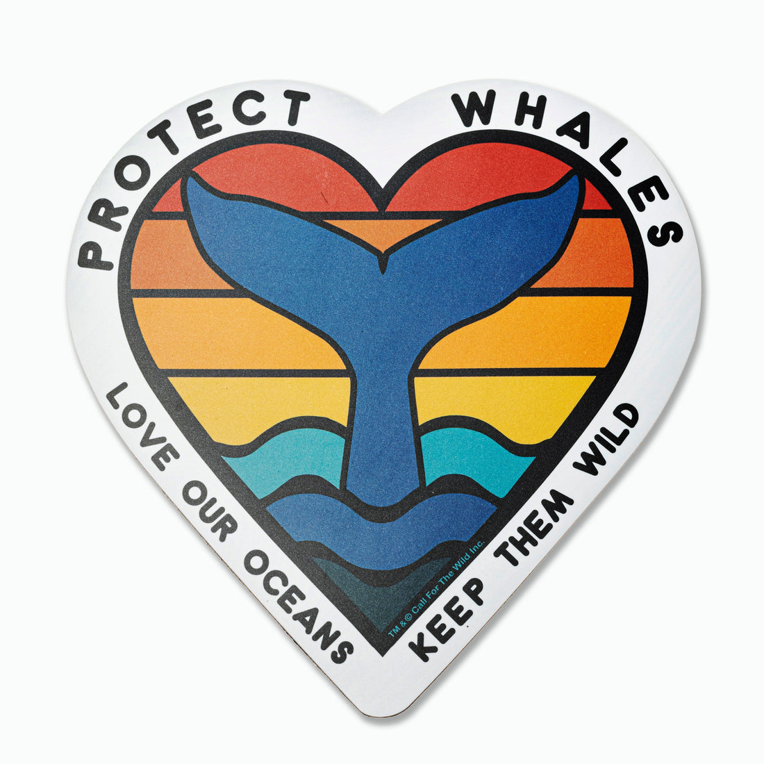 Car Magnet - Protect Whales Heart – Call For The Wild